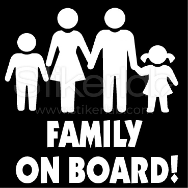 Najlepši dečiji stikeri za zid i tapete - Stikerlab - Family on board